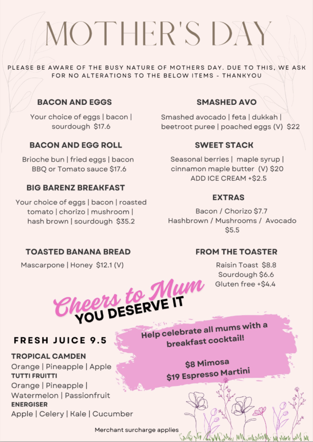 Barenz • Eat. Drink. Talk. Live.